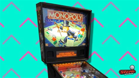 Monopoly 2001 Pinball Machine By Stern Pinball Inc