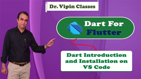dart flutter installation on vs code 1 dart introduction dart for flutter tutorial youtube