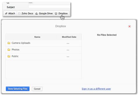 managing your email attachments got better with dropbox integration in