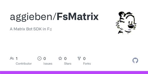 github aggieben fsmatrix a matrix bot sdk in f♯