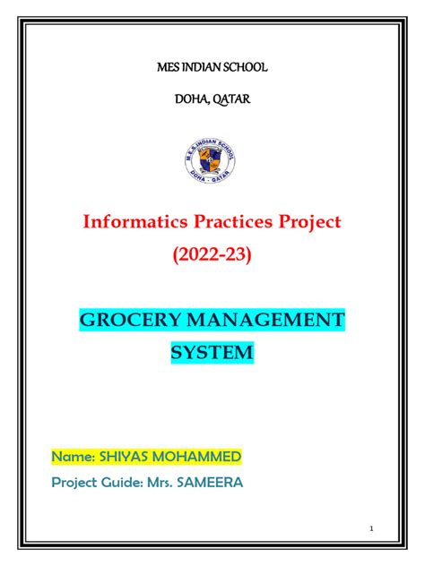 Ip Project 2 Pdf Databases My Sql