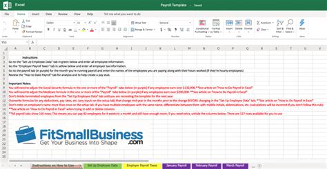 Payroll Template Excel Australia PDF Template