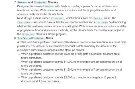 Solved Person Name String Address String Phone