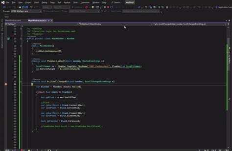 C How To Detect Sections That Are Visible Flowdocumentscrollviewer