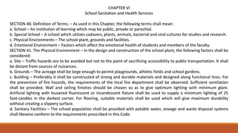 Code On Sanitation Pdf