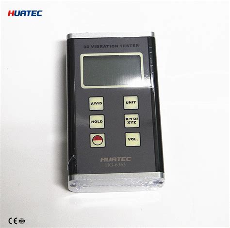 3d Xyz Digital Portable Vibration Meter Hg 6363 3 Axis Piezoelectric Accelerometer