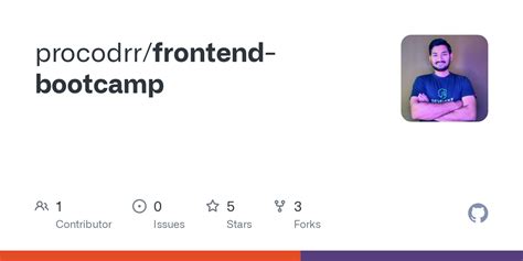 GitHub Procodrr Frontend Bootcamp