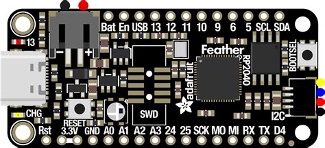 How To Use Adafruit Feather Rp2040 Pinouts Specs And Examples Cirkit Designer