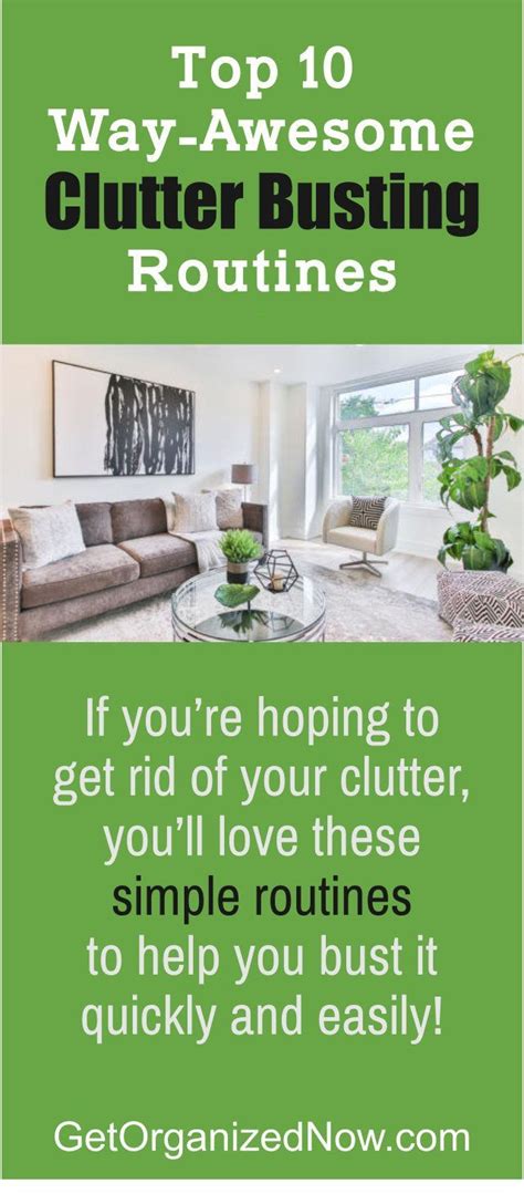 Clutter Busting Routines Outdoor Furniture Sets Clutter Things