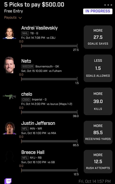 using my free entry today wish me luck 🙏 r prizepicks