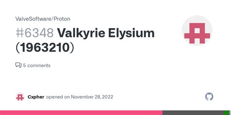 Valkyrie Elysium 1963210 · Issue 6348 · Valvesoftwareproton · Github