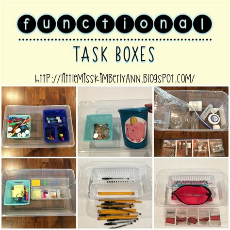 Little Miss Kims Class Functional Task Boxes