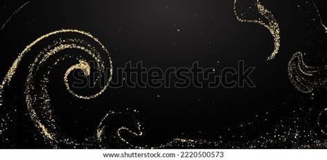 Vector Background Golden Luxury Gliter Confetti Stock Vector Royalty Free 2220500573