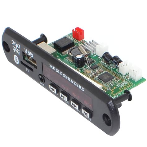 V Car Handsfree Bluetooth MP Decode Board With Bluetooth Module Amplifier EBay