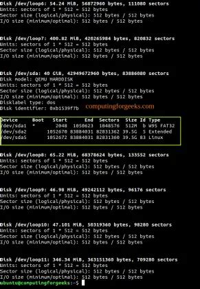 How To Check Disk Partitions And Disk Usage On Linux ComputingForGeeks