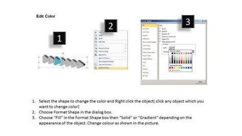3d Regular Implementation 7 Steps Flow Chart Template Powerpoint Slides