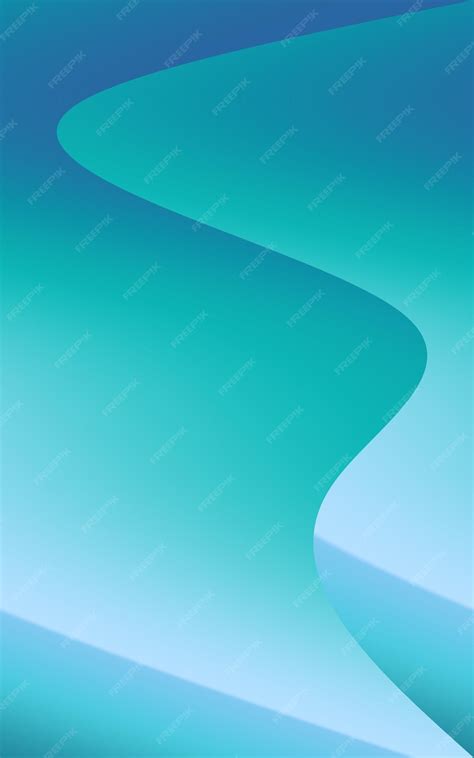 Premium Photo Card Template Curve Gradient Abstract Background