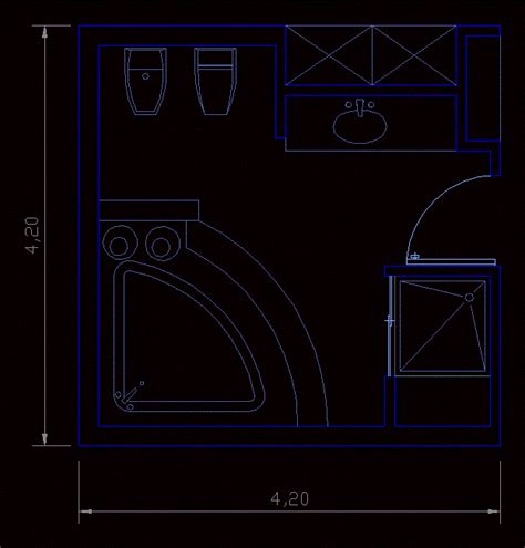 Plan And Jacuzzi Section In Dwg 216 75 Kb Cad Library