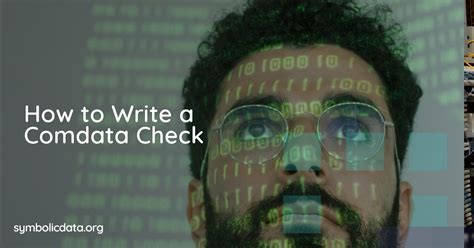 How To Write A Comdata Check