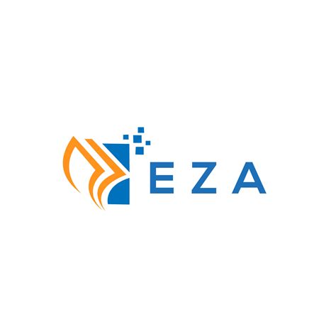 Eza Credit Repair Accounting Logo Design On White Background Eza