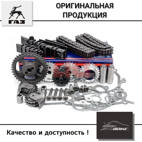 Комплект ГРМ 405,406,409 дв. ОАО "ЗМЗ" ЕВРО-2,3 (полный,двурядная цепь ...