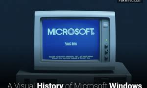 A Visual History Of Microsoft Windows