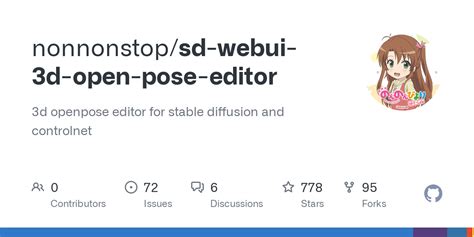 Sd Webui D Open Pose Editor License At Main Nonnonstop Sd Webui D Open Pose Editor Github