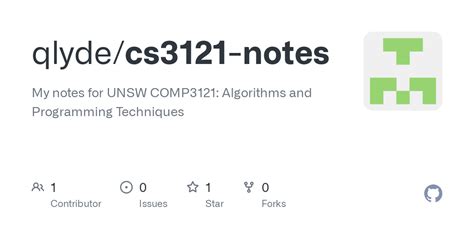Github Qlydecs3121 Notes My Notes For Unsw Comp3121 Algorithms And