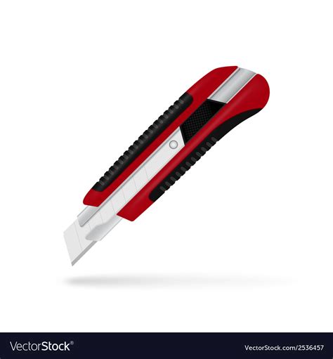 Stationary knife Royalty Free Vector Image - VectorStock