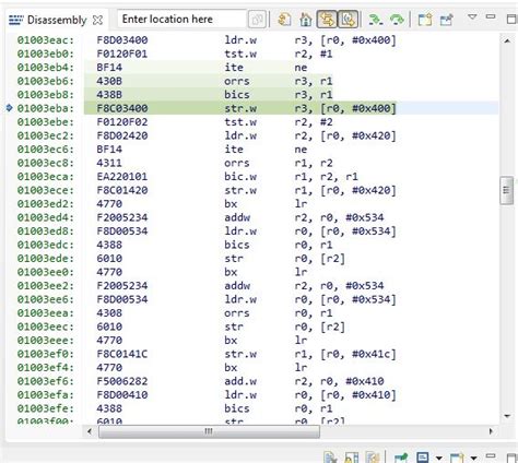 Ccstm4c1297nczad Debugger Goes Away When I Execute This Code Cant Run Target Cpu Error