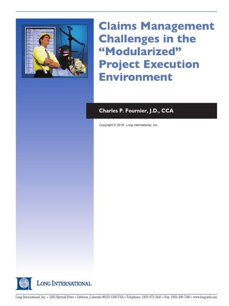 Long Intl Claims Mgmt Challenges In The Modularized Proj Exec Environment Pdf Modular