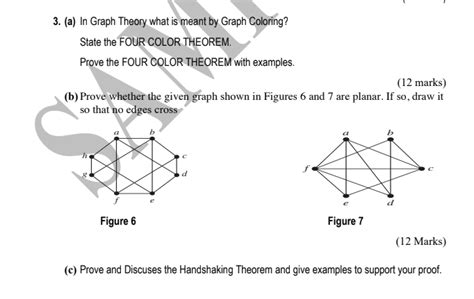 solved 3 a in graph theory what is meant by graph
