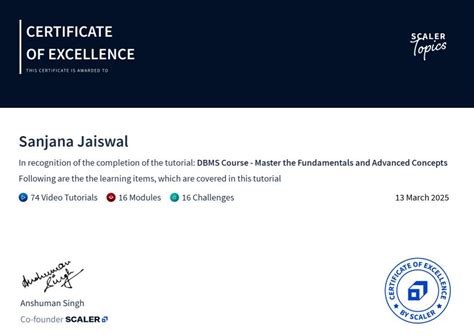 Dbms Sql Databasemanagement Scaler Learning Tech Growth