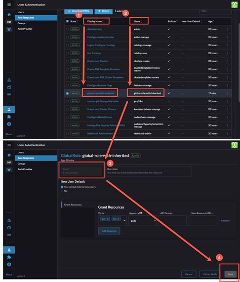 Public Api Global Roles Kubectl And V1 Cant Edit Globalrole Via Ui When