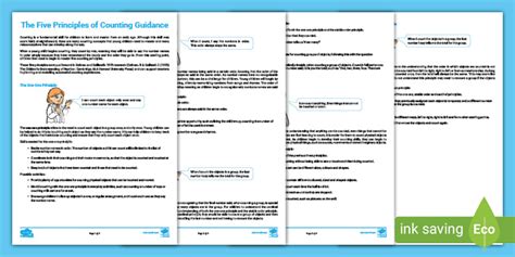 The Five Principles Of Counting Guide Counting Principles The Five Principles Of Counting Guide Counting Principles