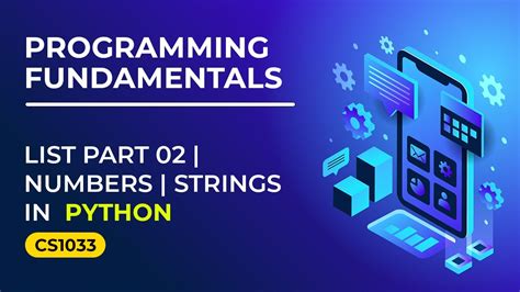 Lists Part 2 Numbers And Strings In Python Deep Dive For Beginners