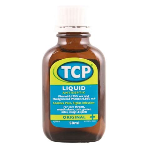 TCP ANTISEPTIC LIQUID 50ML British Chemist