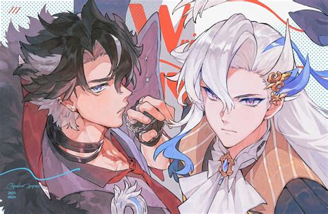Ризлиневиллет Wriothesleyneuvillette геншин Genshin Yeurei