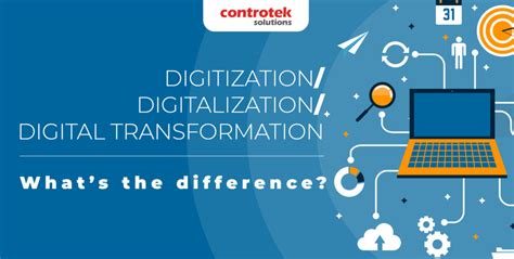 Digitalization Digitization And Digital Transformation Whats The