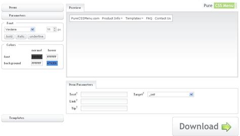 方便工具： Css下拉式選單線上製作工具 Pure Css Menu Odenscope 奧丁眼界 與您分享國外話題中獨特商品及服務