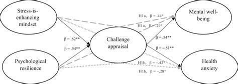 Results Of The Structural Equation Model Notes Challenge Appraisal Download Scientific