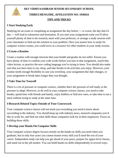 tips and tricks pdf