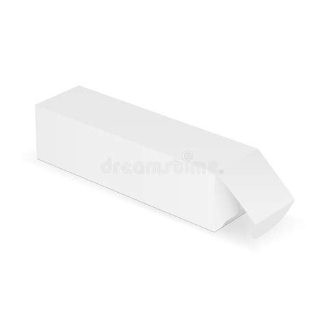 Cardboard Box With Opened Lid Stock Vector Illustration Of Isolated Board 19002342