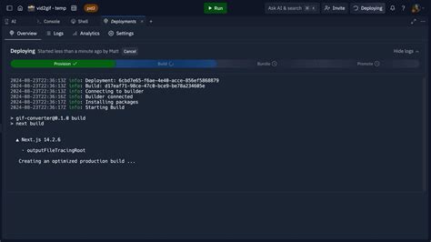 deploy a conversion app on replit replit