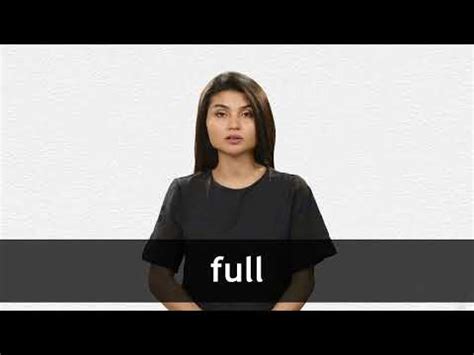 FULL Definition And Meaning Collins English Dictionary
