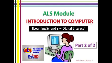 Video 59 Als Module Introduction To Computer Lesson 2 Digital