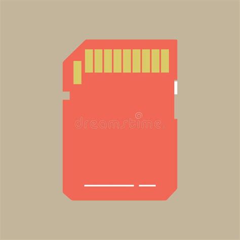 Memory Card Chip Vector Illustration Decorative Design Stock Vector Illustration Of Memories