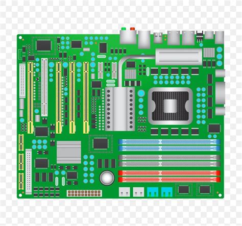 Motherboard Computer Hardware Clip Art Png 768x768px Motherboard Circuit Component Circuit