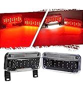 Amazon.com: Partsam 2Pcs LED Triple Tail Lights 45 LEDs, Rectangle Vertical or Horizontal Mount ...