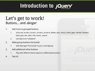 Introduction To JQuery Mobile PPT